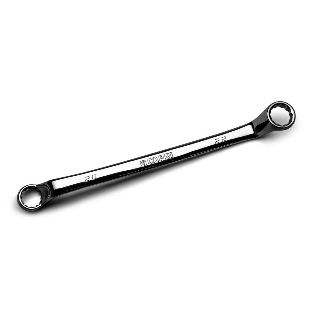Capri Tools 20 Mm X 22 Mm 75 Degree Deep Offset Double Box End Wrench