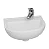 Barclay Products Compact 15 in. Wall-Mounted Bathroom Sink in White 4R-531WH - The Home Depot