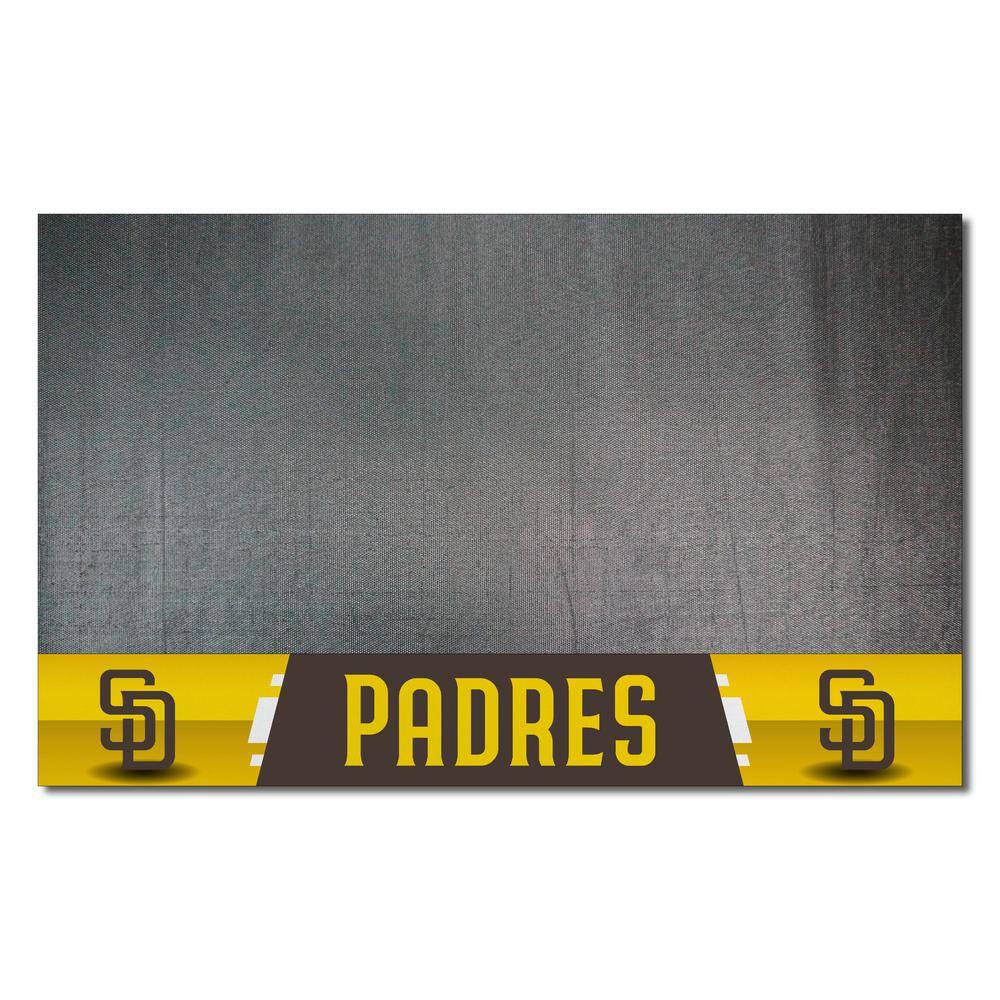 FANMATS San Diego Padres 26 in. x 42 in. Grill Mat 12166 - The Home Depot