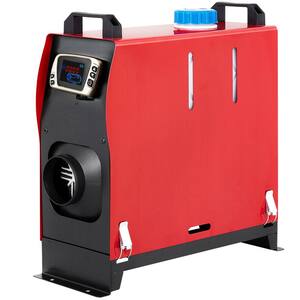 SILVEL 27296 BTU 5KW-8KW 12-Volt Red Diesel Air Kerosene Space Heater ...