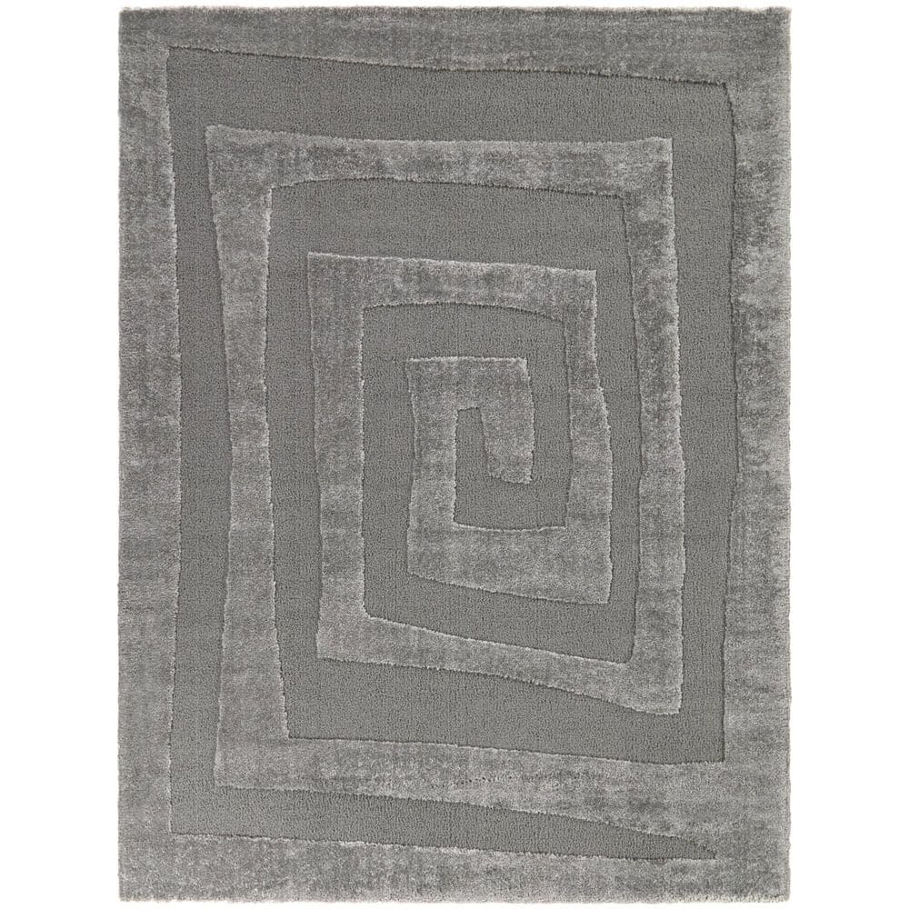 Draco Grey 5 ft. 3 in. x 7 ft. Abstract Area Rug 59842077.160213.8 ...