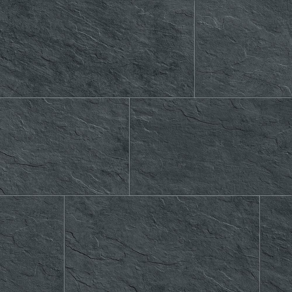 Have a question about Corso Italia Slate Midnight Matte 12 in. x 24 in ...
