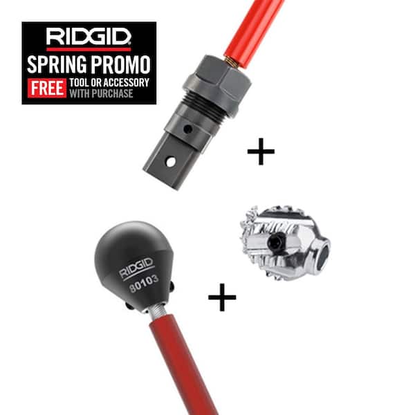 RIDGID FlexShaft Repair Coupling for 5/16 in. (8mm) Cable with Large ...