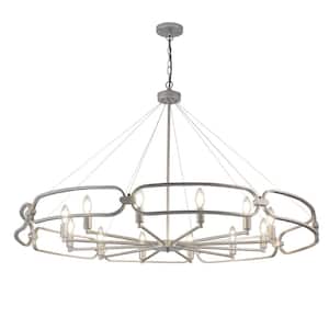 Magic Home 60 -Watt 8 Pendant Light Living Room Dimmable Candle Style ...