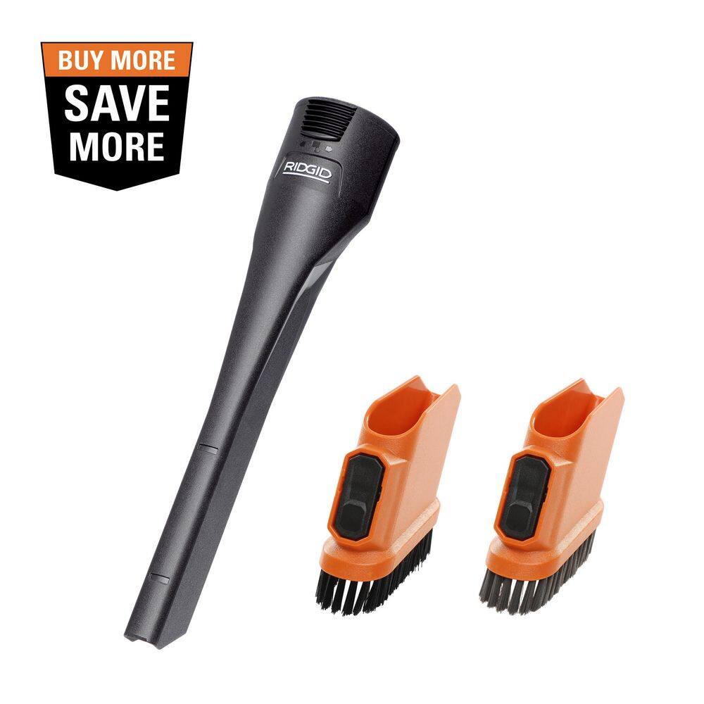RIDGID 2-1/2 in. MAX2502A NXT Max Locking Crevice Tool Shop Vacuum ...