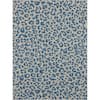 Unique Loom Azure Leopard Outdoor 9 ft. x 12 ft. Area Rug 3145225 - The ...