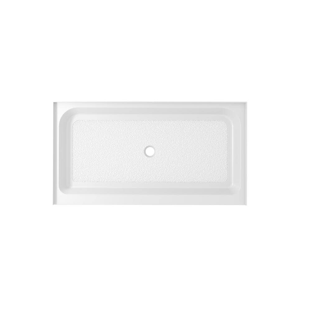 Timeless Home 60 in. x 32 in. Single Threshold Shower Base Pan with ...