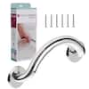 HEALTHCRAFT Plus, 14 in. Concealed Screw Grab Bar Crescent Ring ...