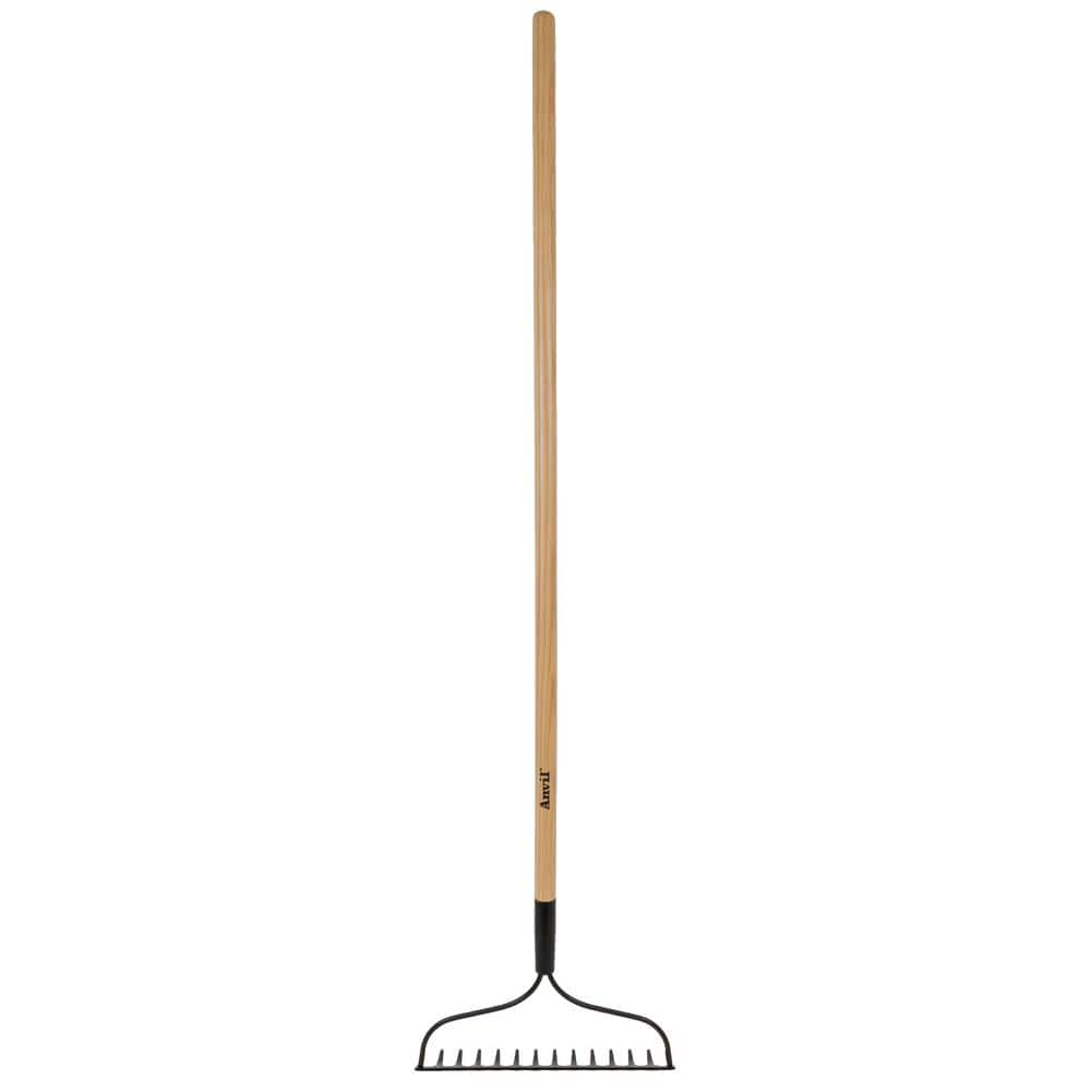 Anvil 48 in. Handle Length, 14 Tine Bow Rake R-14ALE-HD - The Home Depot