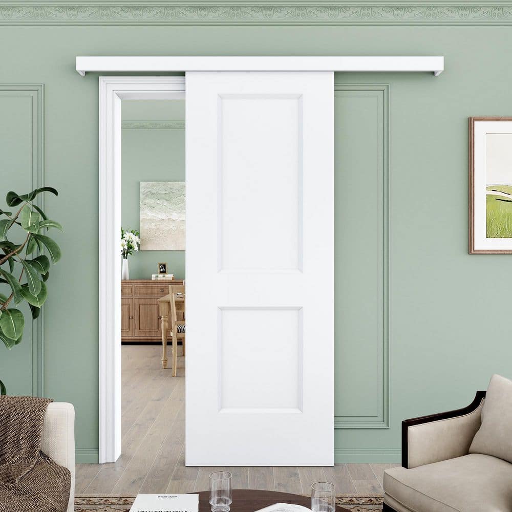 Reviews for EH PUERTA 28 in. x 80 in. Hidden Track Style H Shape White ...