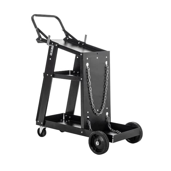 Otryad 3-Tier Heavy Duty Serving Cart, Welding Cart with 400 lbs ...