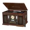 Victrola Wood 8-in-1 Nostalgic Bluetooth Record Player with CD Encoding ...