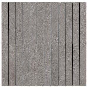 Ivy Hill Tile Monolith Linen White 3.93 in. x 0.35 in. Stacked Matte ...
