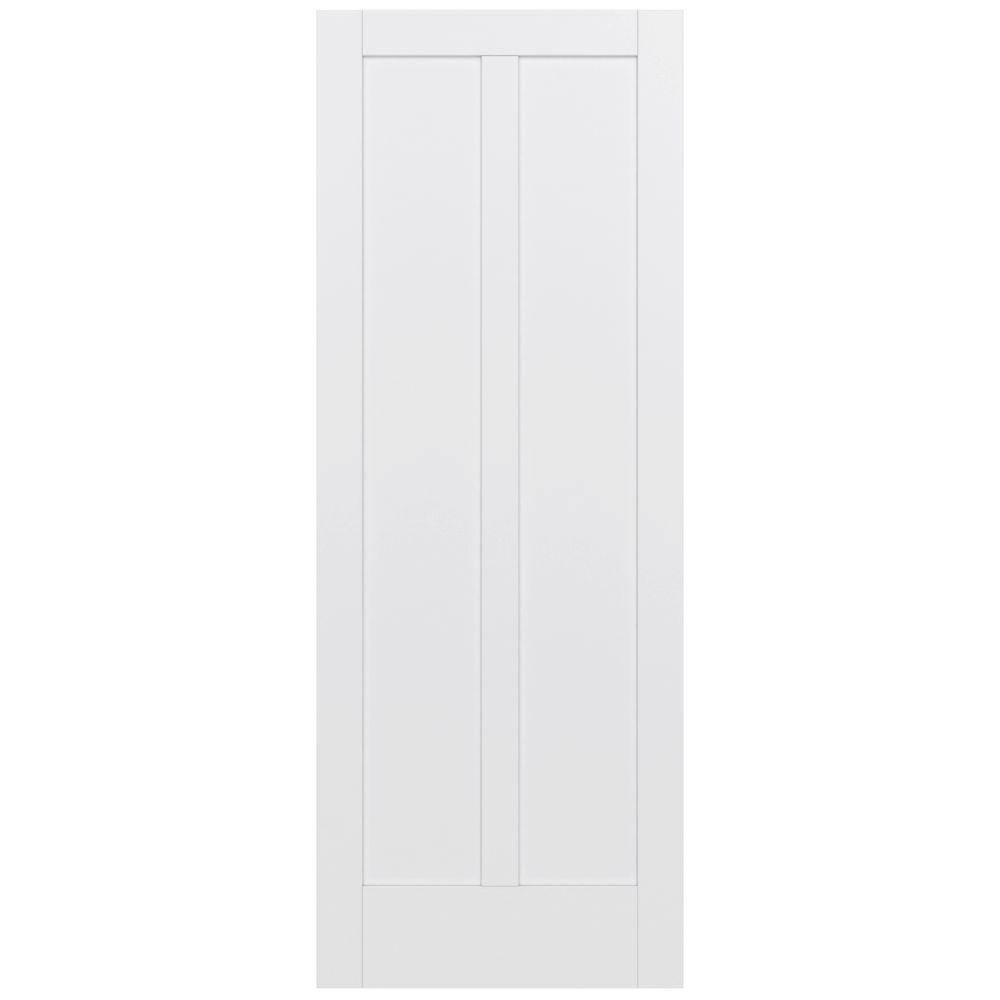JELD-WEN 36 in. x 96 in. MODA Primed PMP1024 Solid Core Wood Interior ...