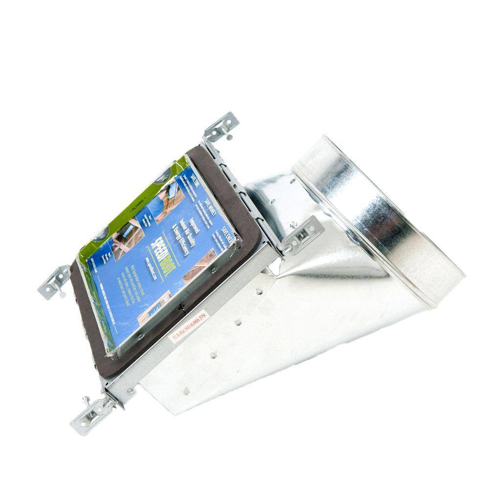 SPEEDI- BOOT 6 in. W x 10 in. L to 6 in. Diameter 90-Degree Register ...