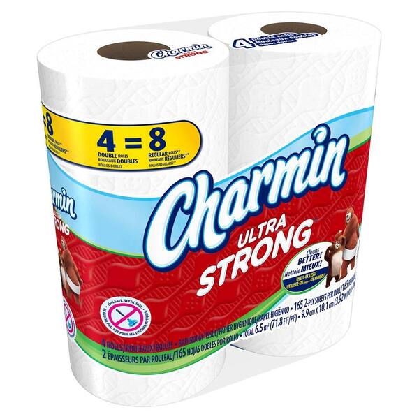 Charmin Ultra Strong Bath Tissue (4 Rolls) 003700086502 - The Home Depot