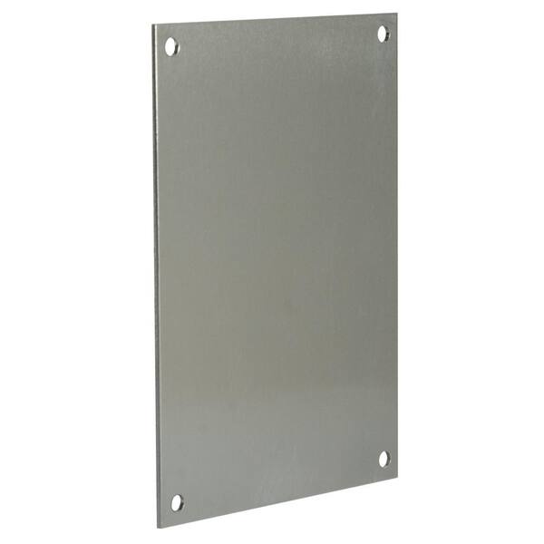WIEGMANN 8 in. x 6 in. Aluminum Back Panel Mounting Plate HW-MP806A ...