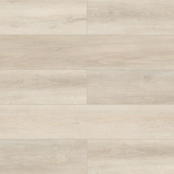 DOTFLOOR Take Home Sample-White Birch Tan 5 mm Waterproof Luxury Vinyl ...