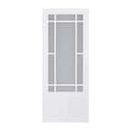 Screen Tight 32 in. x 80 in. Prairie View Solid Vinyl White Screen Door ...