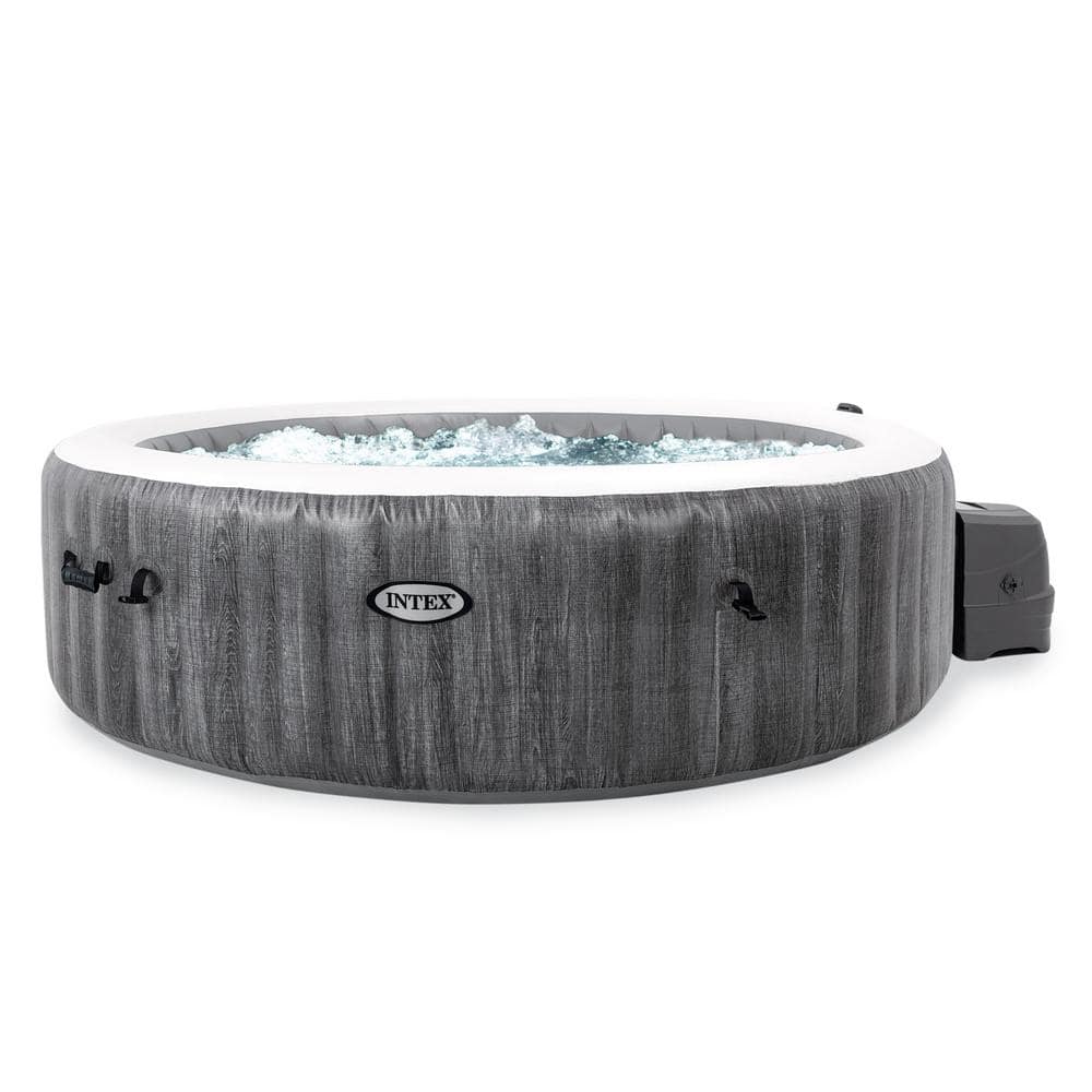 Intex PureSpa Plus 6-Person, 170 Jets, Inflatable Round Hot Tub Spa ...