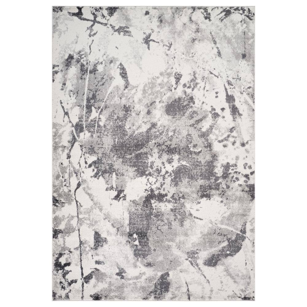 Amer Rugs Clifton 8 x 10 Ivory Abstract Pattern Area Rug for High ...
