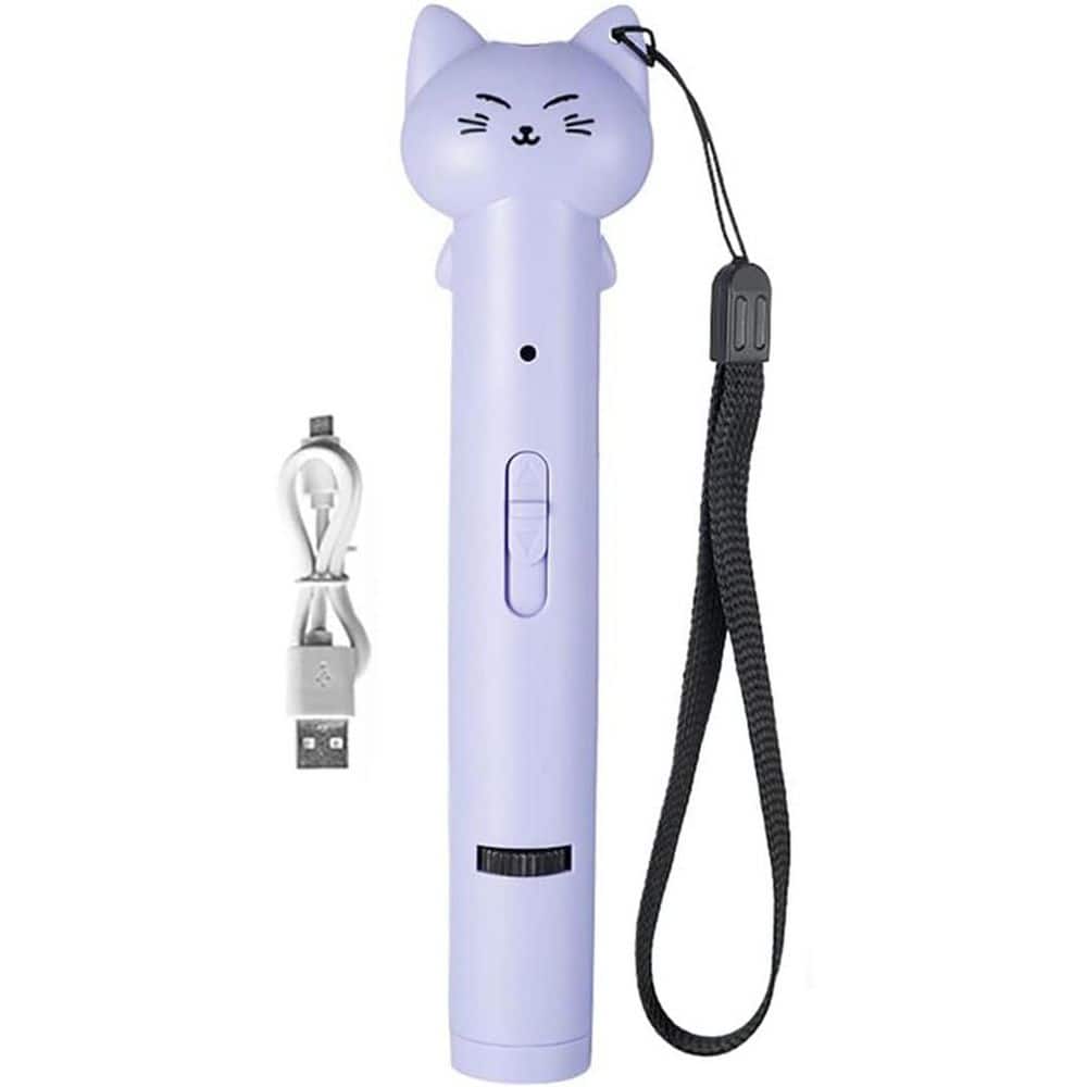 Lukyamzn Interactive Rechargeable Screen Laser Cat Toy with 5 ...