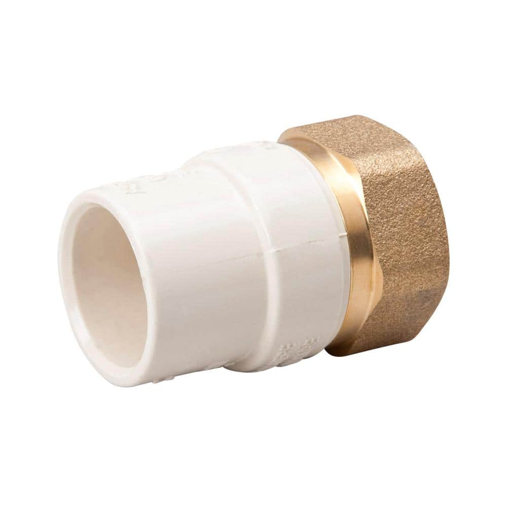 ProLine 1/2 in. CPVC Slip x Brass FIP Adapter 164-313NL - The Home Depot