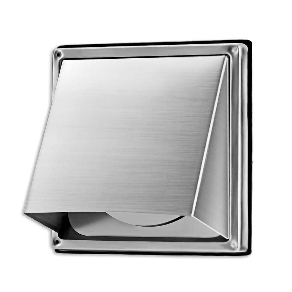 DENIME BBAY INC 4 in. Stainless Steel External Wall Vent with Non ...
