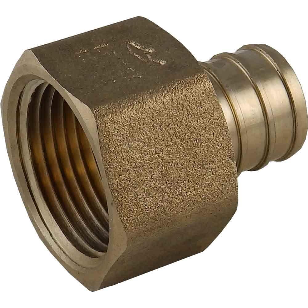 SharkBite 3/4 in. Brass PEX Barb x Female Threaded Adapter UC088LFA ...