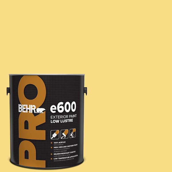 BEHR PRO 1 gal. #390B-5 Bee Pollen Low Luster Exterior Paint PR62301 ...
