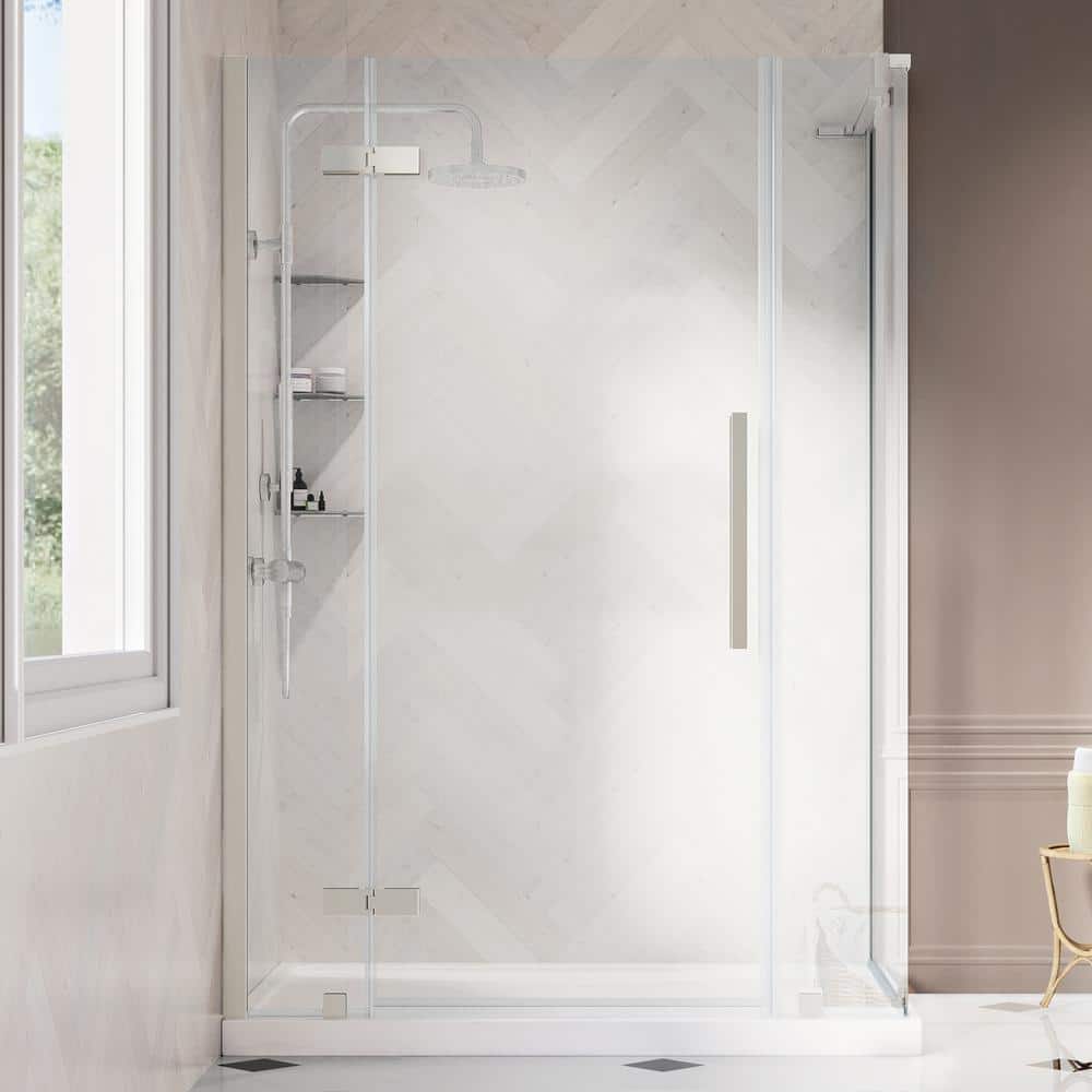 OVE Decors Tampa 48 in. L x 32 in. W x 75 in. H Corner Shower Kit w ...