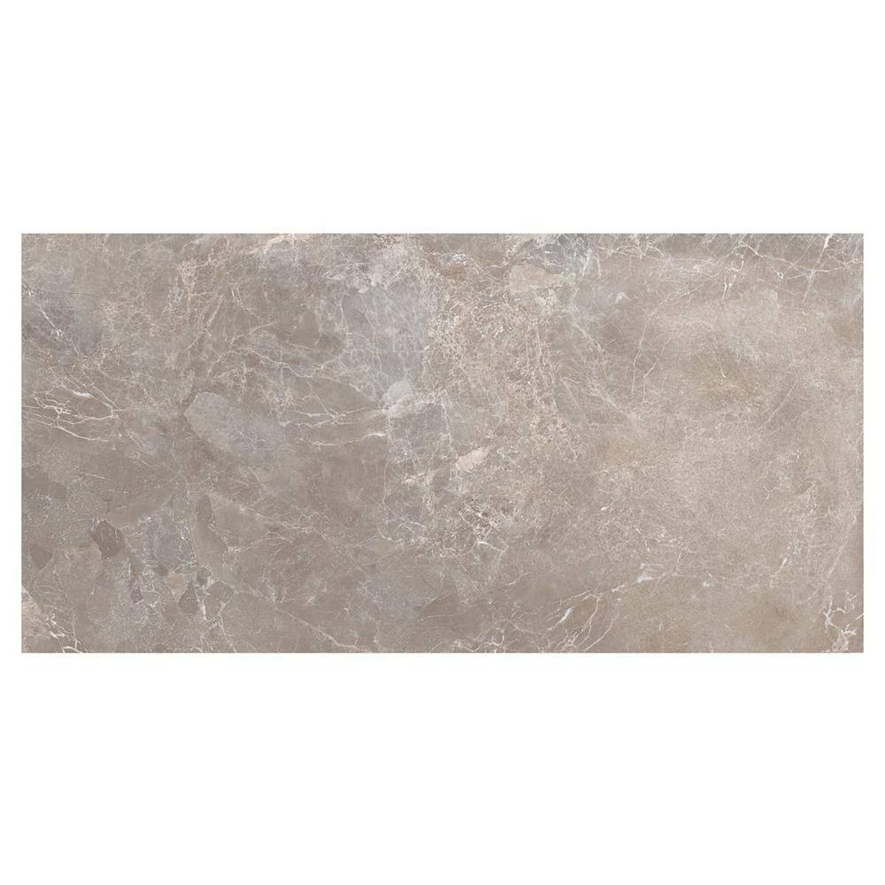 Ivy Hill Tile Palazzo Tortora Gray 8 in. x 0.33 in. Semi-Polished ...