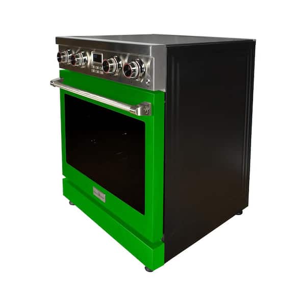 Magic Chef Pro-Style 30 in. 4-Element Slide-In Electric Range with ...