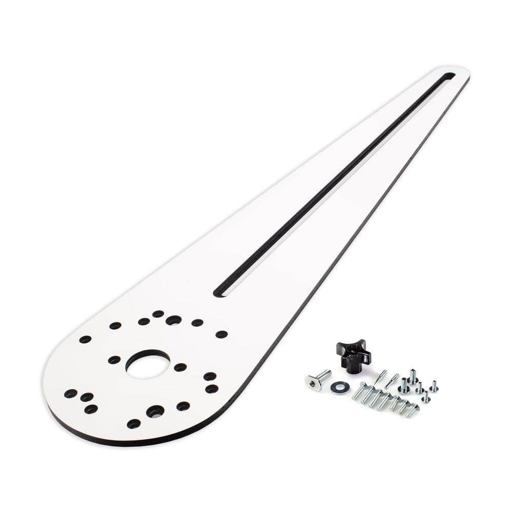 POWERTEC Router Circle Cutting Jig For Cutting Circles with Diameters ...