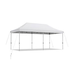 Everbilt 20 ft. x 10 ft. Commercial Cross Truss Canopy with Central ...