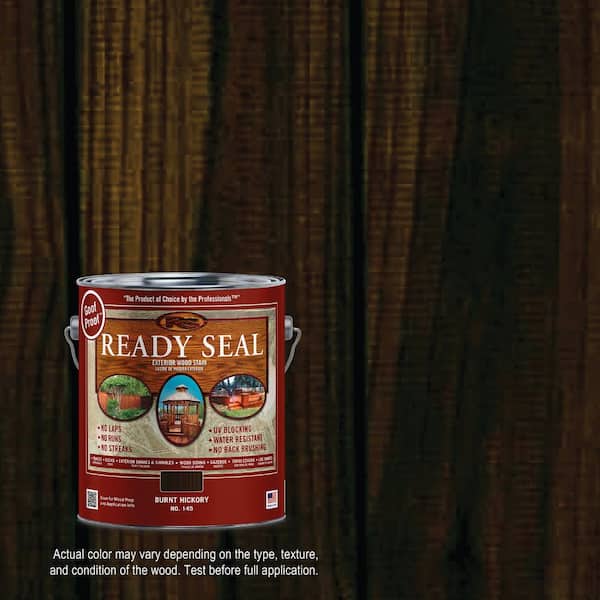 Ready Seal 1 gal. Natural Cedar Exterior Wood Stain and Sealer 370012 ...