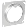 Southwire 4 in. W Steel Metallic Square Cover, Raised, 1/2 in. Open ...