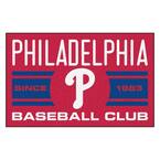 FANMATS MLB Philadelphia Phillies Blue 2 ft. x 3 ft. Area Rug 18479