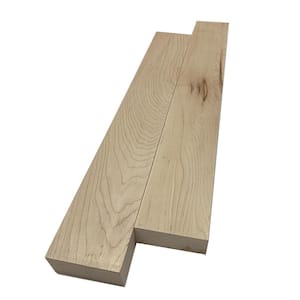 Swaner Hardwood 2 in. x 2 in. x 8 ft. Maple S4S Board (2-Pack) OL08011696ME
