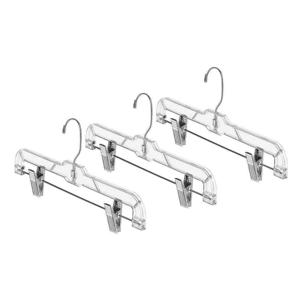 Crystal ClearAcrylic Skirt/Slack Hanger (3-Pack) 6062-4773-PDQ - The ...