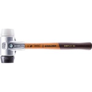 Halder Simplex 60 3.5 lbs. Mallet with Black Rubber and STAND-UP Black ...