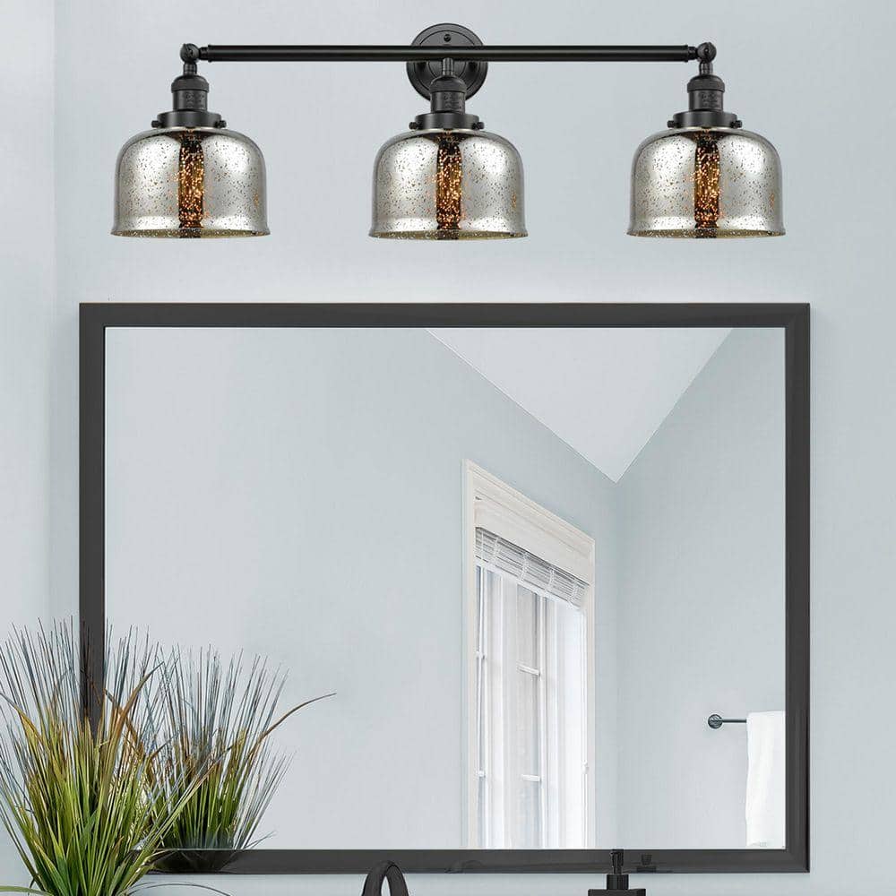 Innovations Bell 32 in. 3-Light Oil Rubbed Bronze Vanity Light with ...
