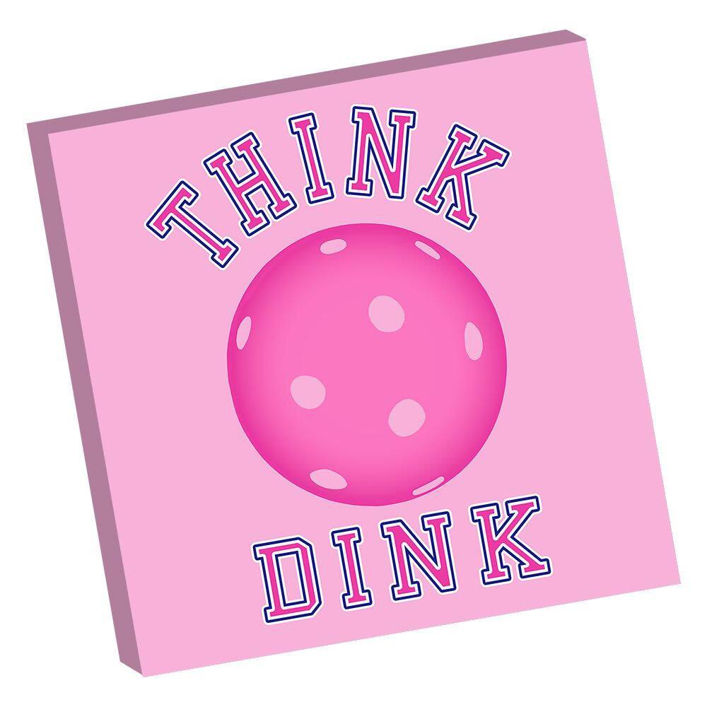 Pickleball Varsity Think Dink by Grotto Studios 1-Piece Unframed ...