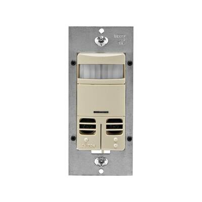 Leviton Decora In-Wall Humidity Sensor & Fan Control, 3 A, Single Pole ...