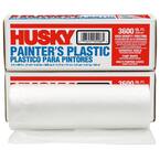 Husky 20 ft. x 200 ft. Clear 1.5 mil Plastic Sheeting (56/Pallet) CF01520-200C