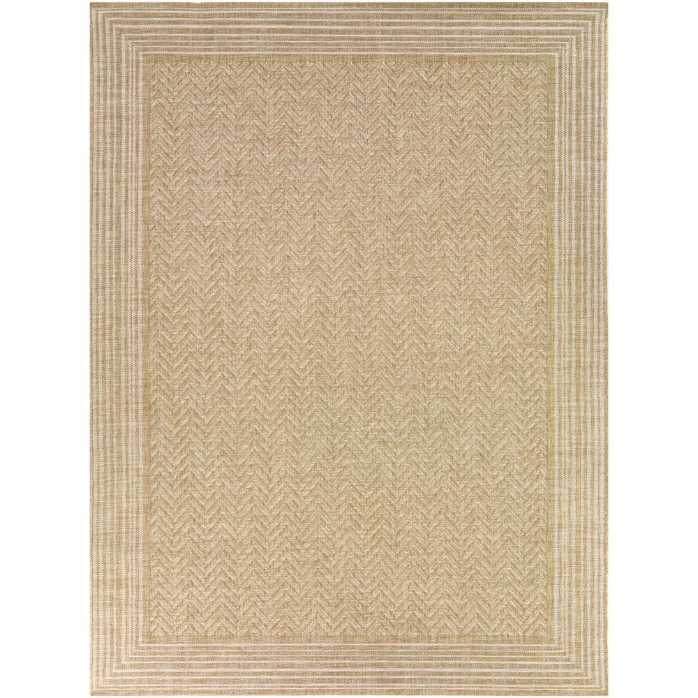 BALTA Alois Tan 8 ft. x 10 ft. Chevron Indoor/Outdoor Area Rug 3126433 ...