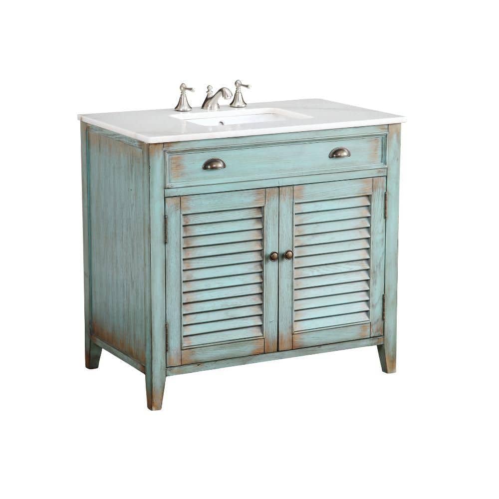Benton Collection Abbeville 36 in. W x 21.5 in. D x 34 in. H Bathroom ...