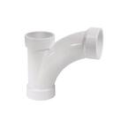 Charlotte Pipe 4 in. DWV PVC Comb Wye and 1/8 Bend PVC005011200HD - The ...