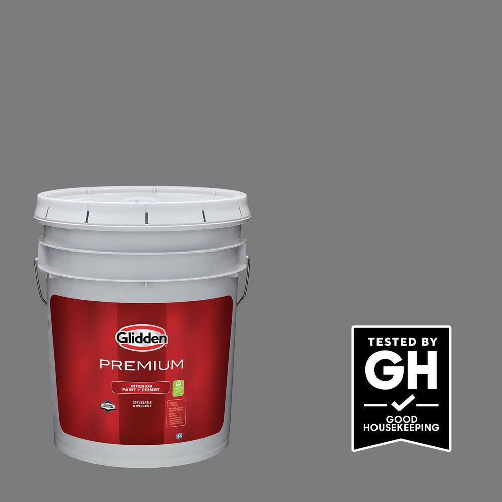 Glidden Premium 5 gal. PPG0997-6 Industrial Revolution Semi-Gloss ...