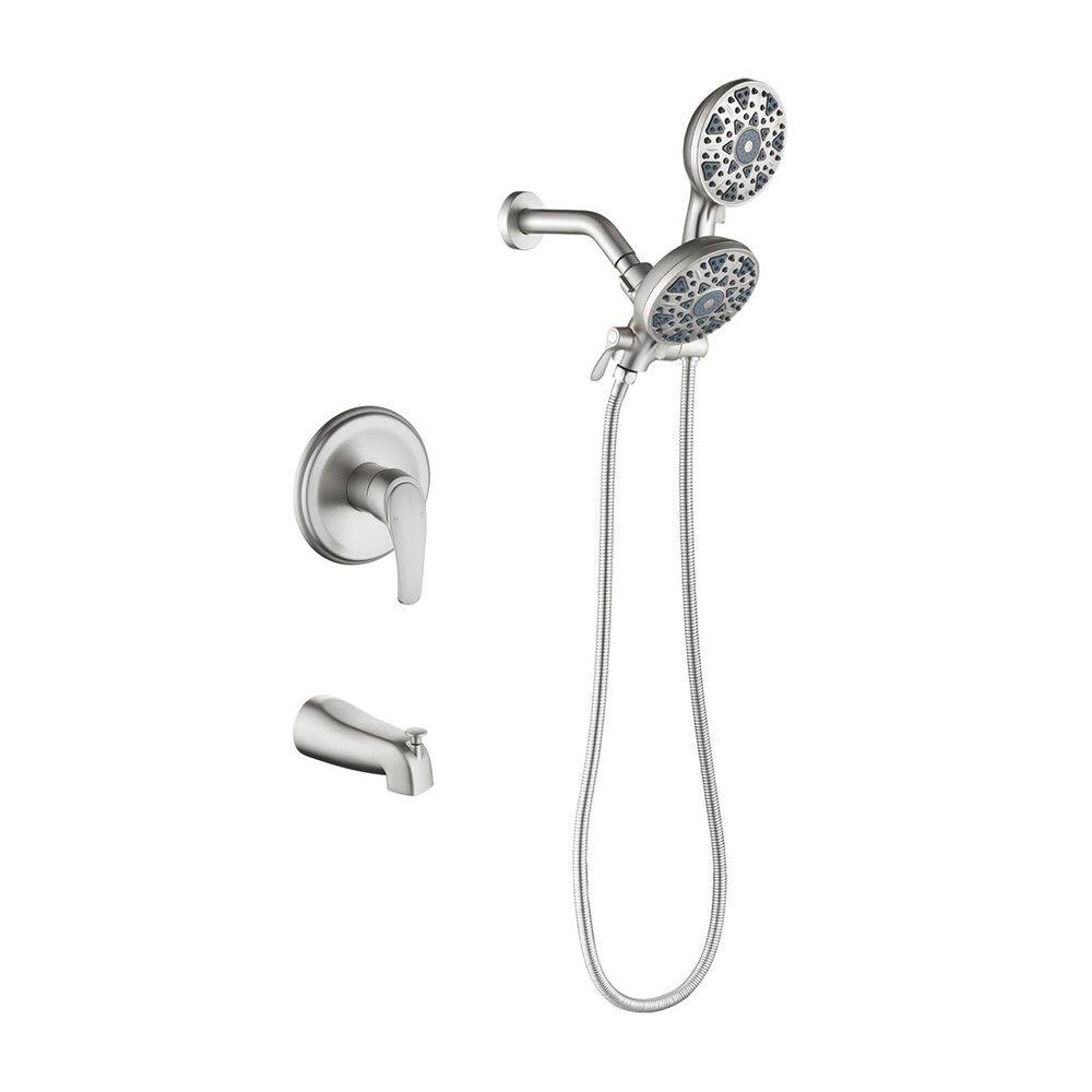 cobbe Rain Single Handle 6-Spray Tub Shower Faucet Handheld Combo with ...